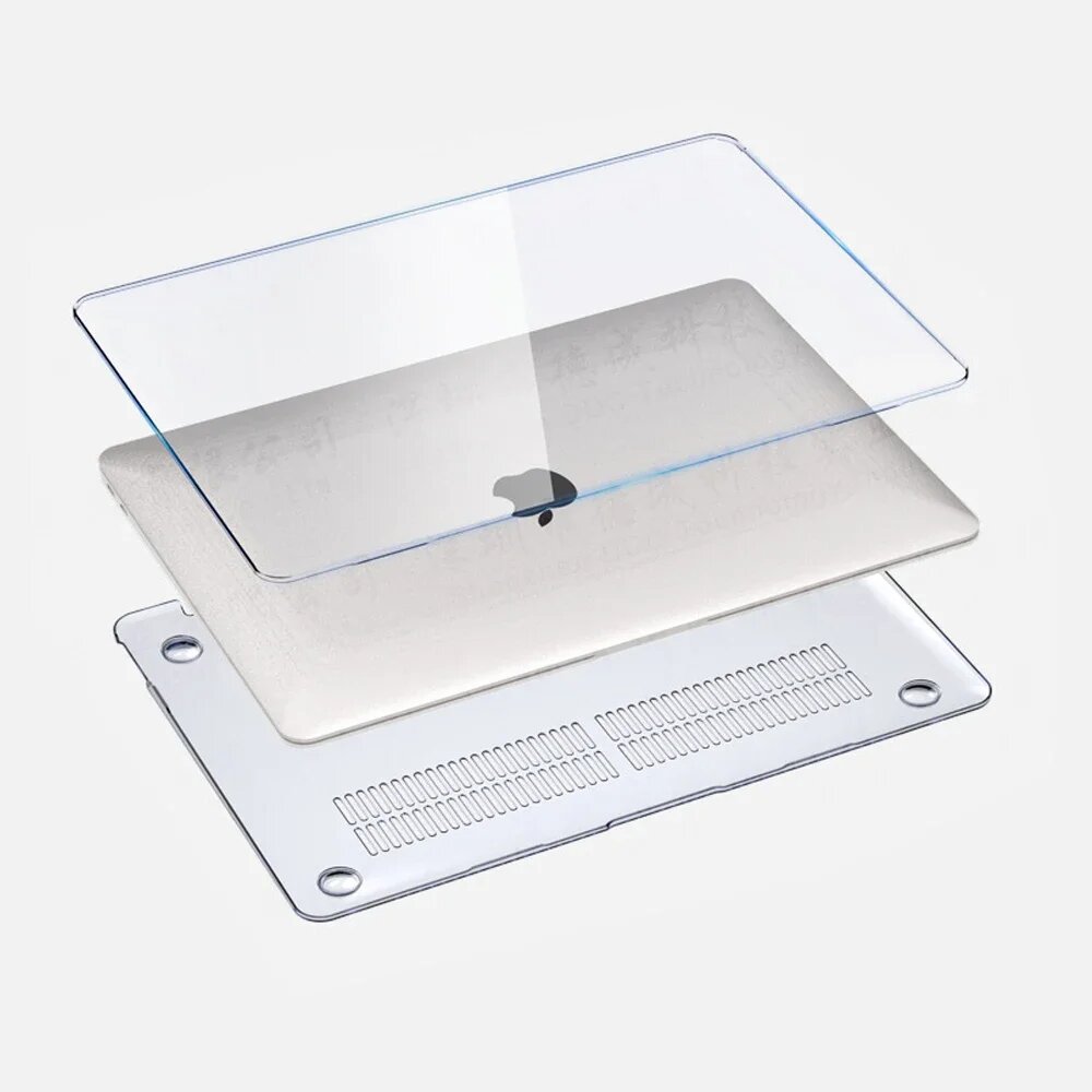 Жесткий чехол NMEGOU для MacBook Air 13" M1 Chip, прозрачный