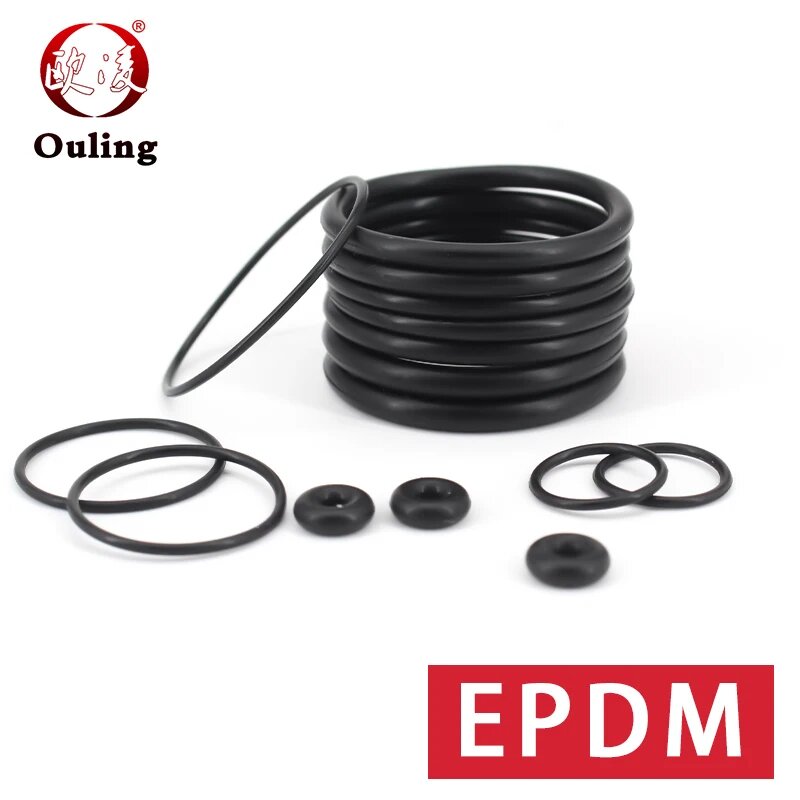 Черный уплотнительное кольцо EPDM CS1-3,1 мм OD4xCS1-200pcs — фото 1