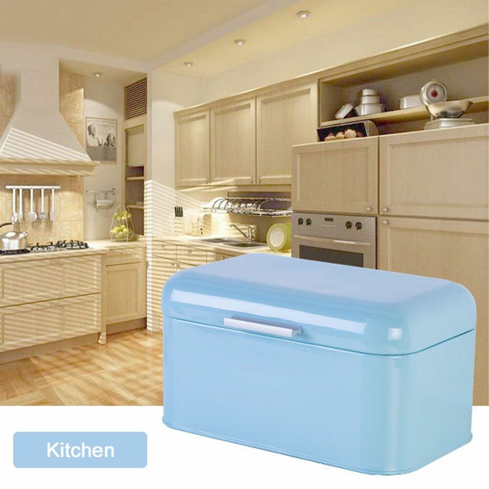 Металлическая коробка для хлеба, винтажные кухонные банки для хранения, чехол для хранения хлеба для кухни, дома