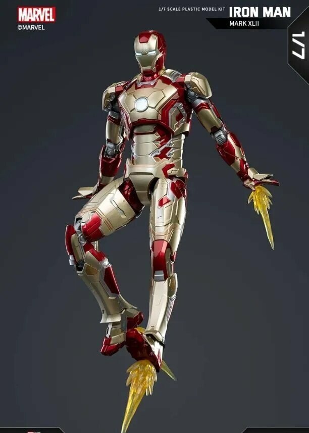 Фигурка Iron Man Fondjoy MK42 infinity saga Железный человек С батареей 1/7 Сборка