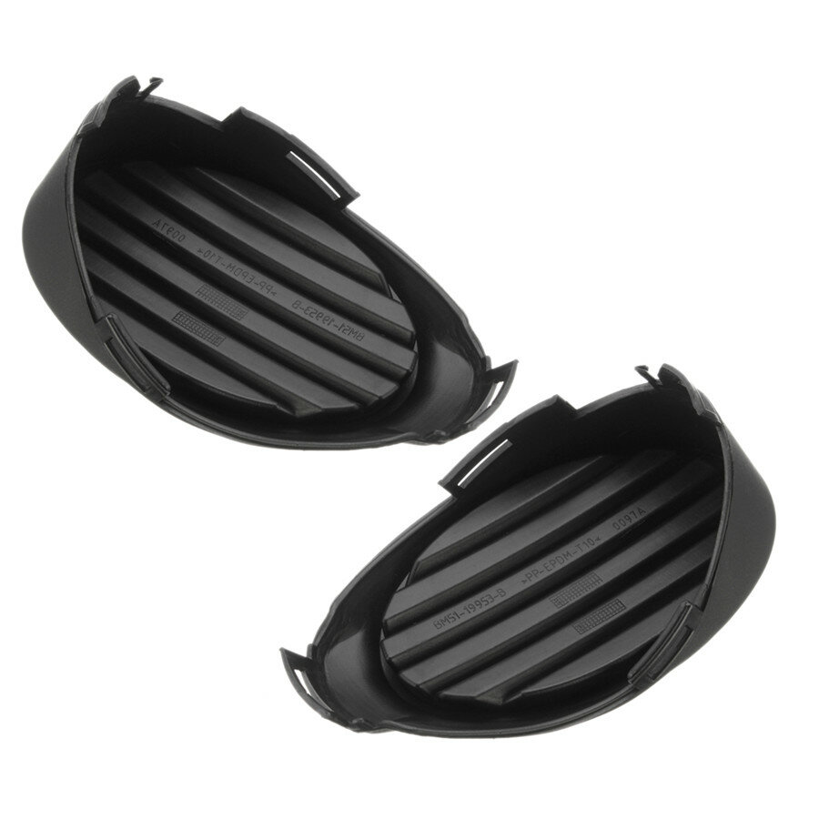 2шт ABS Черный Передний Бампер Крышка Противотуманной Фары Решетка Радиатора для Ford Focus 2012 2013 2014