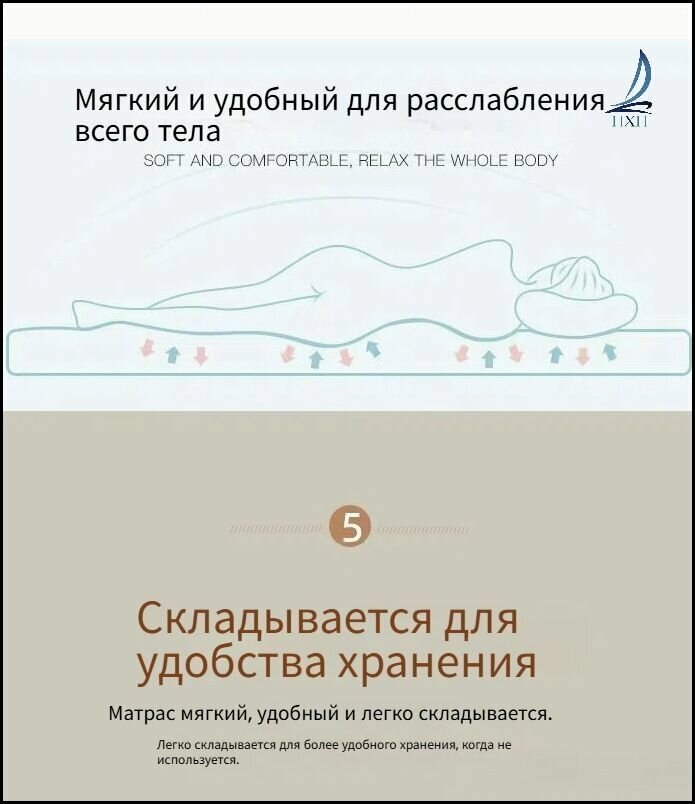 Матрас MVV, 1 спальное место, съемный чехол, ортопедический эффект, беспружинный — фото 1