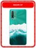 Чехол на Xiaomi Redmi 9T / Сяоми Редми 9Т с принтом "Большая волна", прозрачный