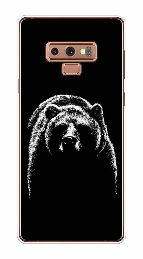Чехол на Samsung Galaxy Note 9 / Самсунг Галакси Нот 9 с принтом "Медведь в ночи"