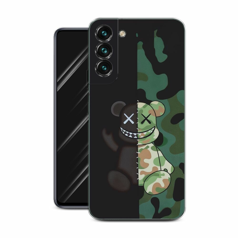 Чехол на Samsung Galaxy S22 + / Самсунг Галакси S22 Плюс с принтом "KAWS 23 февраля 1" — фото 1