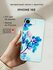 Чехол на Apple iPhone 16e/17e / Айфон 16е/17e с принтом "Голубая орхидея"