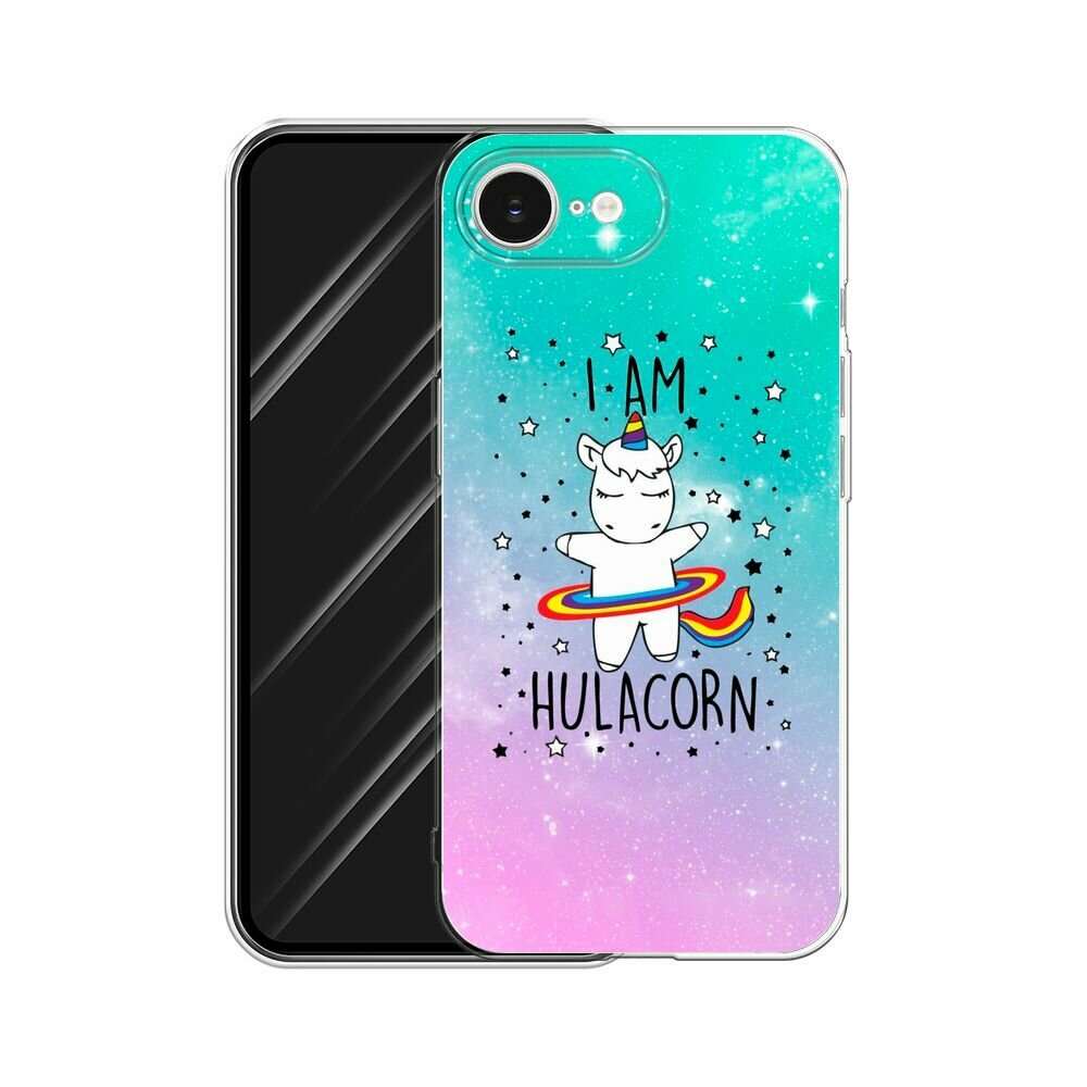 Чехол на Apple iPhone 16e/17e / Айфон 16е/17e с принтом I am hulacorn — фото 1