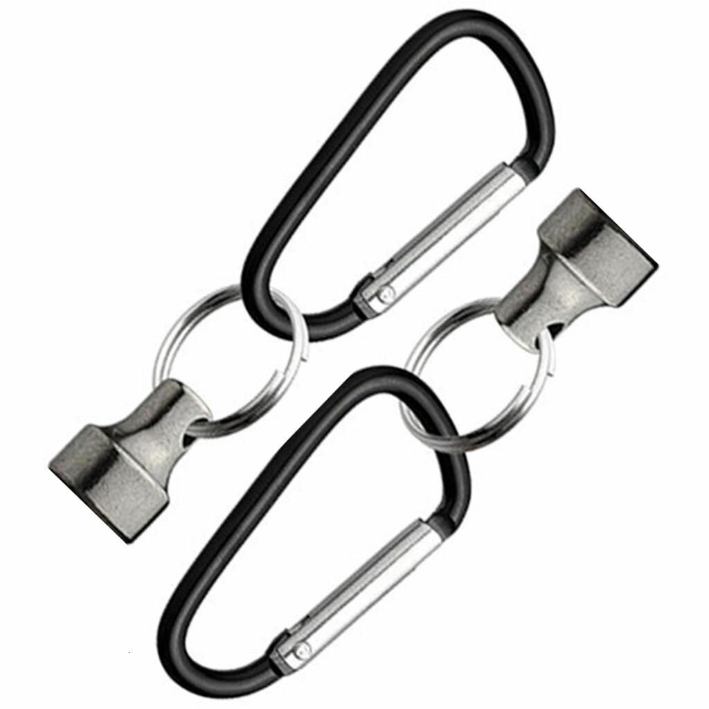 Магнитный карабин для рыбалки, Серый