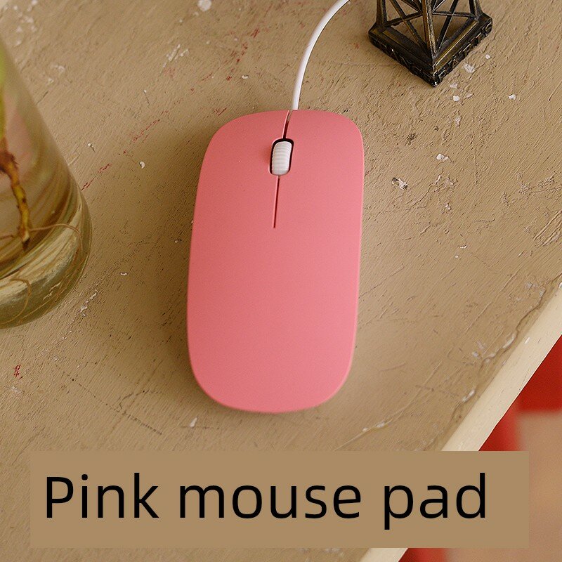 Ультратонкая бесшумная проводная USB-мышь для офиса, совместимая с настольными ПК и ноутбуками Lenovo, HP, Apple, Asus.