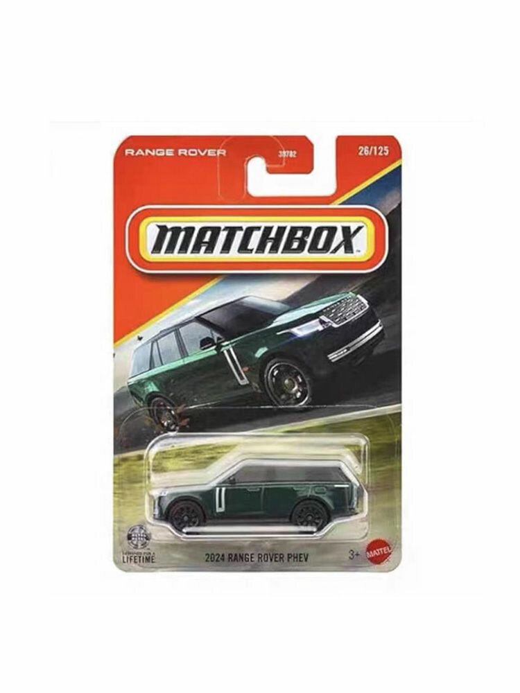 Машинка Matchbox Toys 1:64 Scale Die-Cast Basic Car 30782 2024 RANGE ROVER PHEV