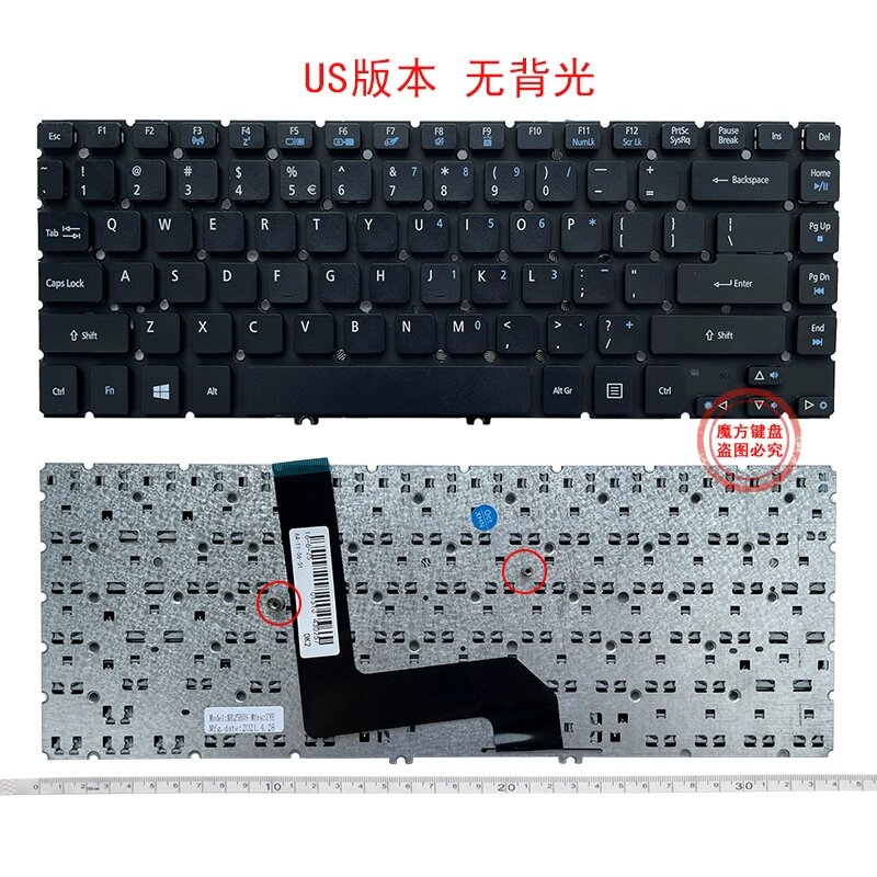BR подходит для клавиатуры ACER Acer M5-481/481T/481P X483 X483G Z09 M3-481P. (без подсветки)[Совершенно новый]