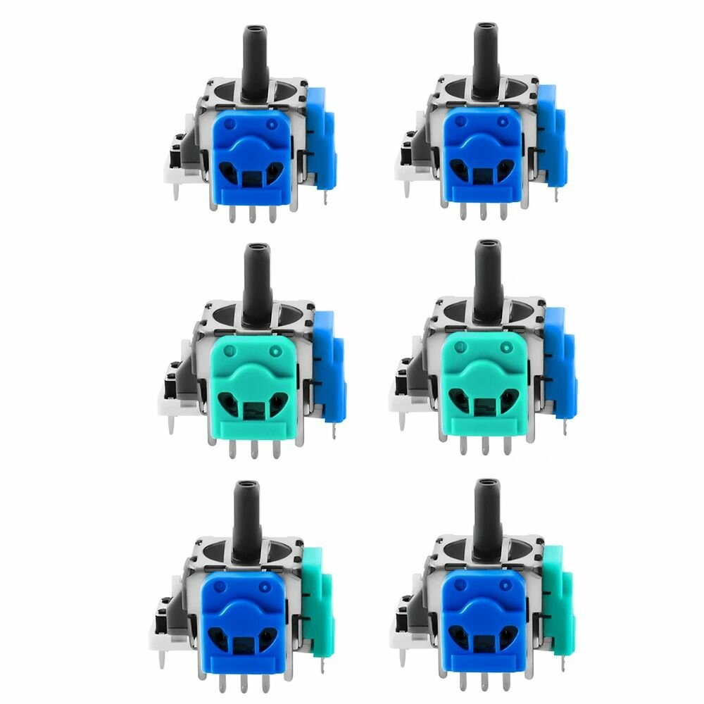 2 шт. сменный аналоговый 3D-джойстик с эффектом Холла для PS5, PS4, XBOX One/Series S X, запчасти для ремонта джойстиков