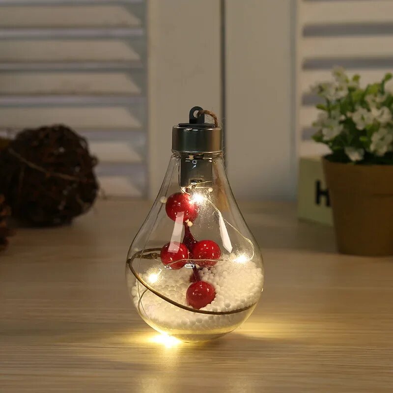 LED Рождественские шары прозрачные A