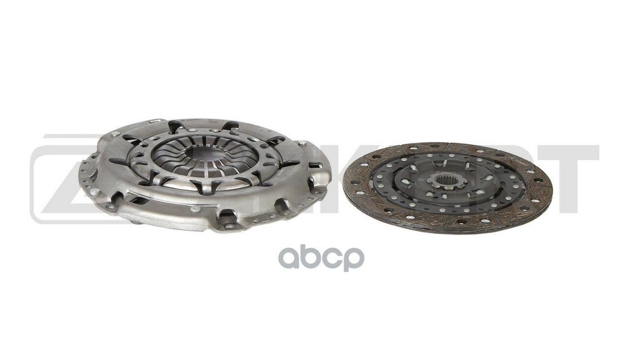 Комплект сцепления без подшипника Ford C-Max 07- Mondeo III 00- Focus II 04- Volvo C30 06- S40 I Zekkert арт. ks-4274