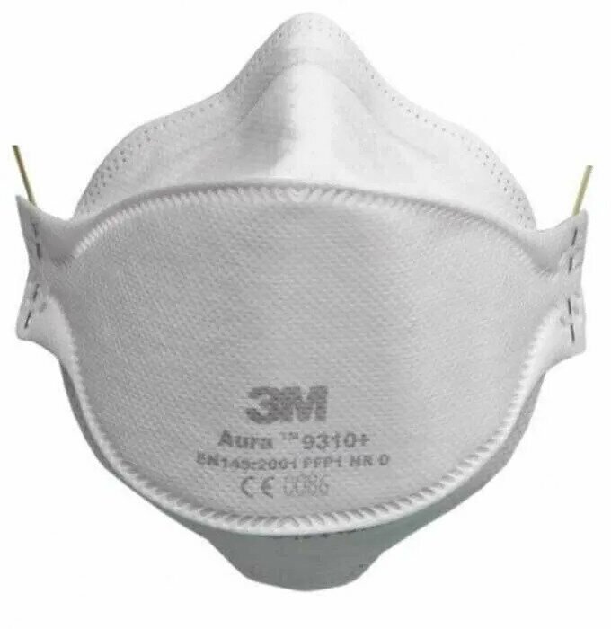 9310+ 3M Aura Противоаэрозольная фильтрующая полумаска класс защиты FFP1 NR D (20шт- 1упак.)