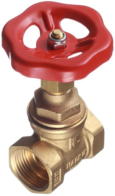 Задвижка клиновая латунный 3/4 ВР(г) х 3/4 ВР(г) вентиль