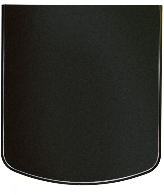 Предтопочный лист VPL051-R9005, 900х800, черный (Вулкан)