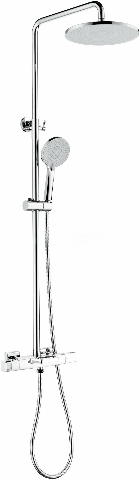 Душевая система с термостатом KAISER Quadris, цвет хром 25282
