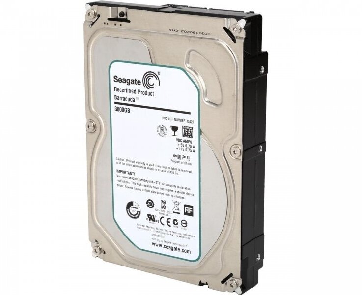Жесткий диск Seagate 1CH166 3Tb SATAIII 3,5" HDD