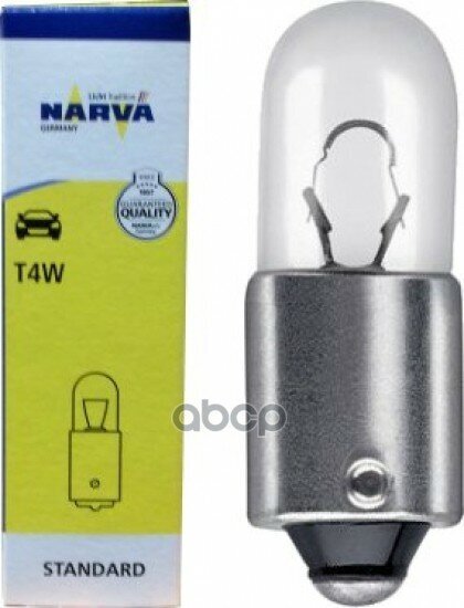 Лампа 12V T4W (BA9s) (NARVA) (200) Narva арт. 17131 - высокое качество