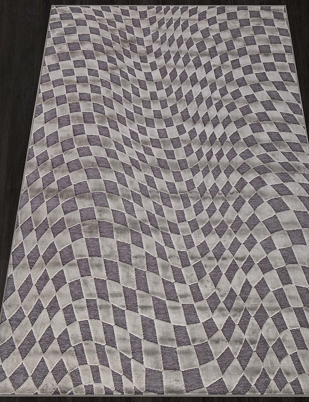 Ковер на пол в гостиную в спальню 100х140 см современный ворс 5 мм 283828 KoverVDom