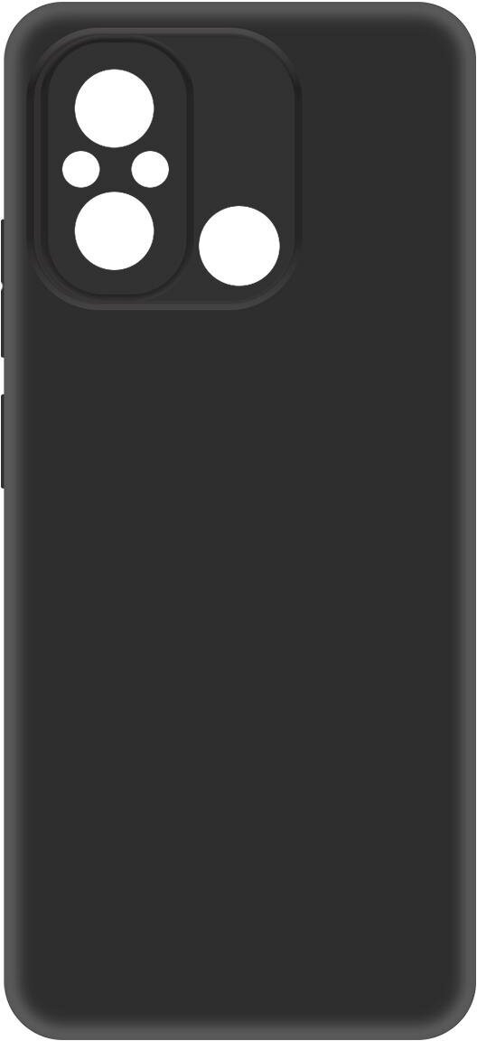 Чехол-накладка Krutoff Silicone Case для Xiaomi Redmi 12C черный