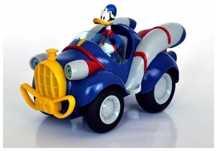 Motorama Disney Коллекционная Машинка Дональд Дак с фигуркой 1:24 496028-2