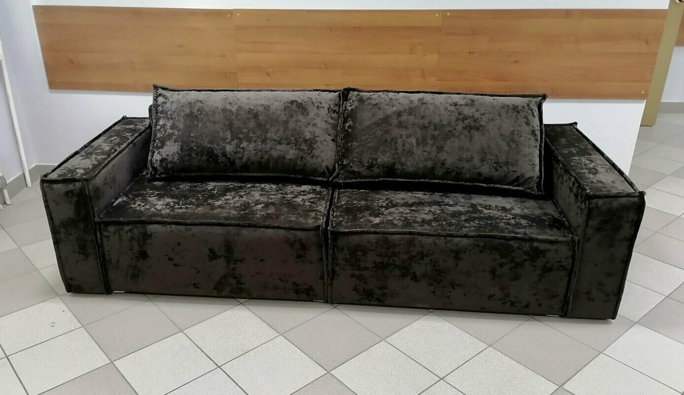 Диван-кровать диван прямой Лофт с независимым пружинным блоком и инновационной пеной Элакс Еврокнижка 2,3м