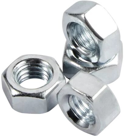 Гайка Море-Метизов DIN 934 класс прочности 12 цинк M20,2 шт.