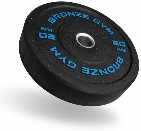 Диск бамперный для штанги 20 кг д 50 Bronze Gym BMP-20