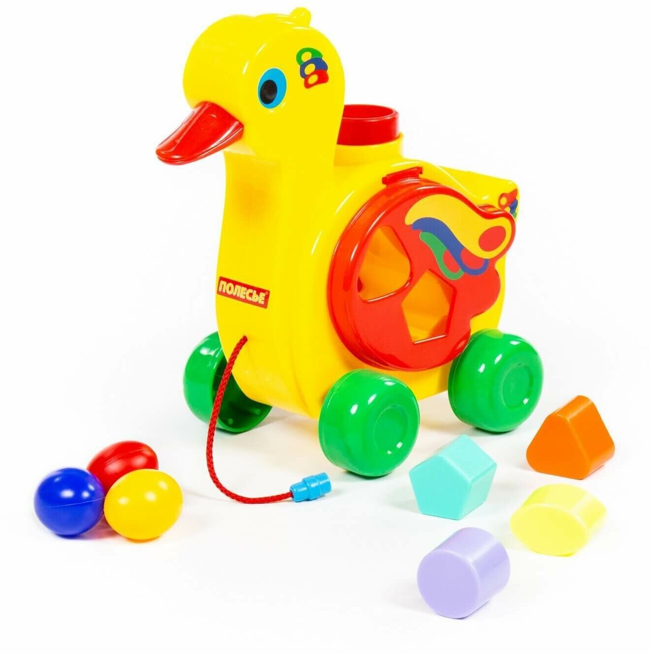 Сортер Полесье "Уточка-несушка" в сетке (6219)