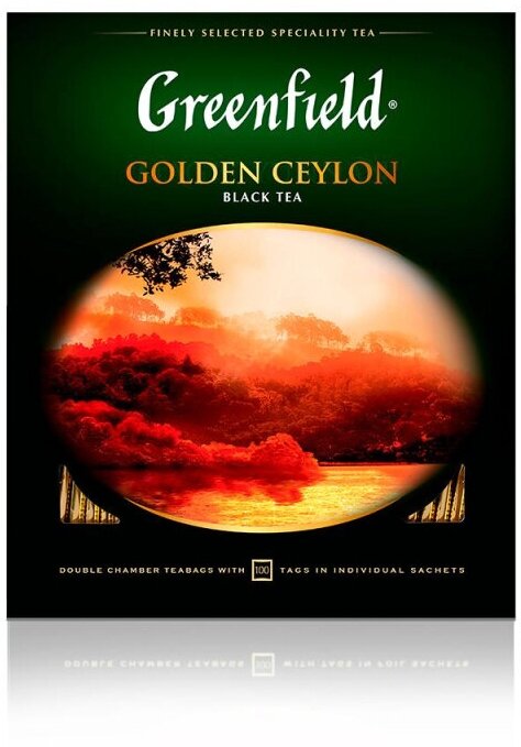 Чай Greenfield Golden Ceylon черный фольгир.100пак/уп 0581-09 172697