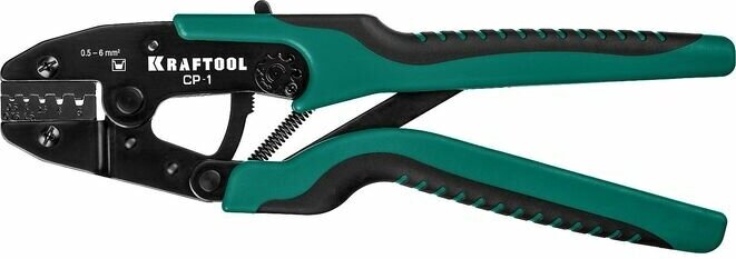 KRAFTOOL CP-1, 0.5 - 6 мм2, для втулочных наконечников, пресс-клещи (45461-1)