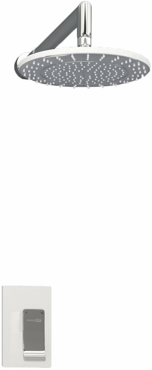 Встраиваемая душевая система для душа WasserKRAFT (A12667WHITE) белая