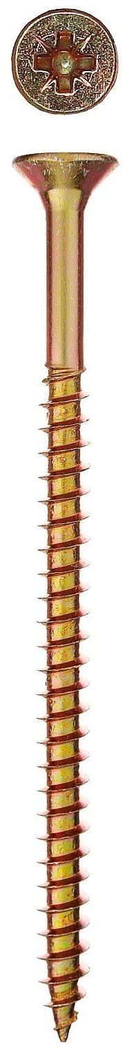 ЗУБР СУ-Ж 30 х 3.0 мм, желтый цинк, универсальный саморез, 65 шт (300396-30-030)