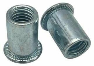 Заклепка гайка резьбовая винтовая стандартный бортик М8х17 Sorrex OY (10 штук)