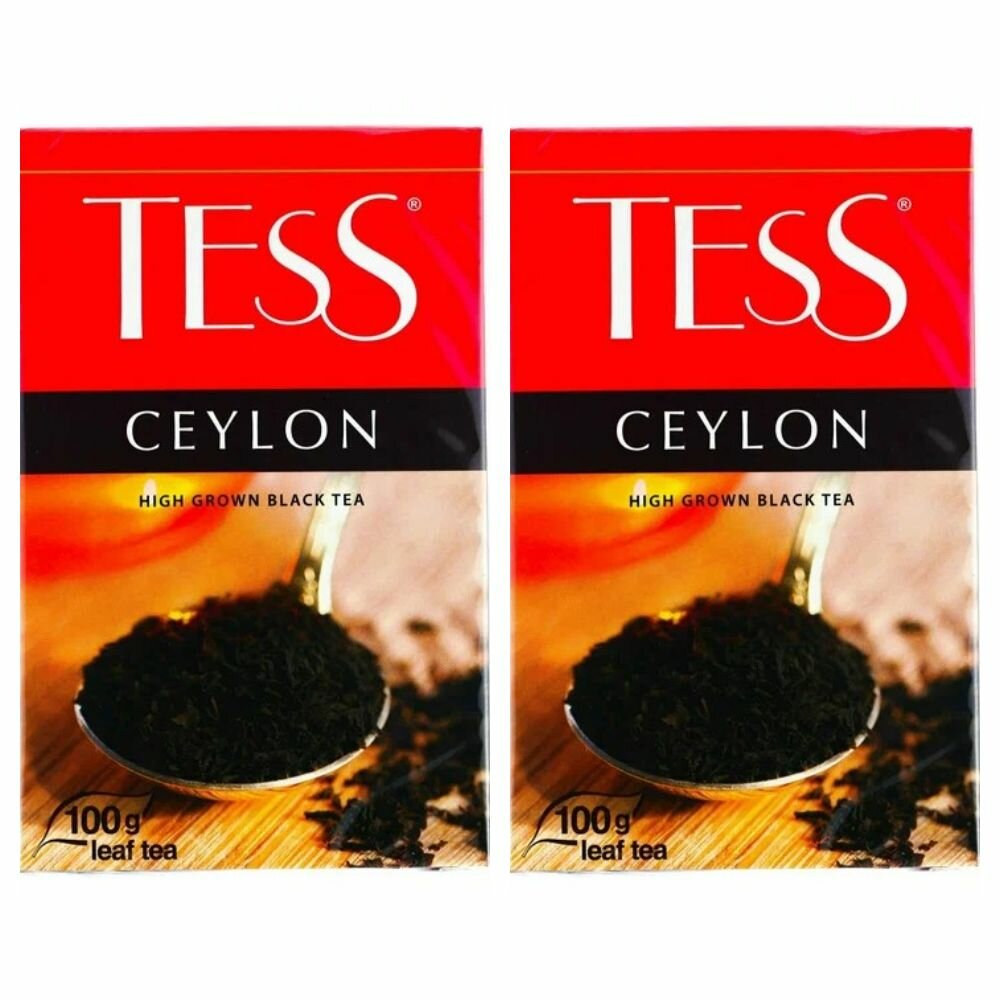 Tess чай Хай Цейлон, 100 г, 2 уп