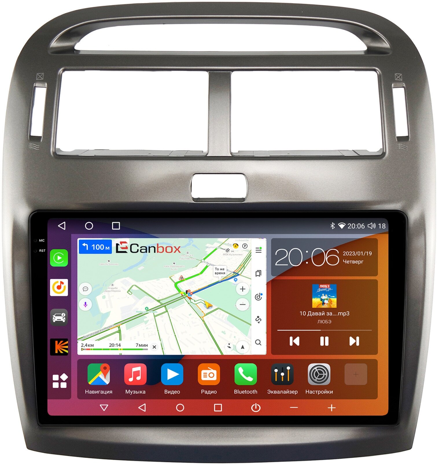 Штатная магнитола Canbox H-Line 2K 4186-9498 Toyota Celsior (F30) 2001-2006 (авто без монитора) Android 10 (4G-SIM, 8/256, DSP, QLed)