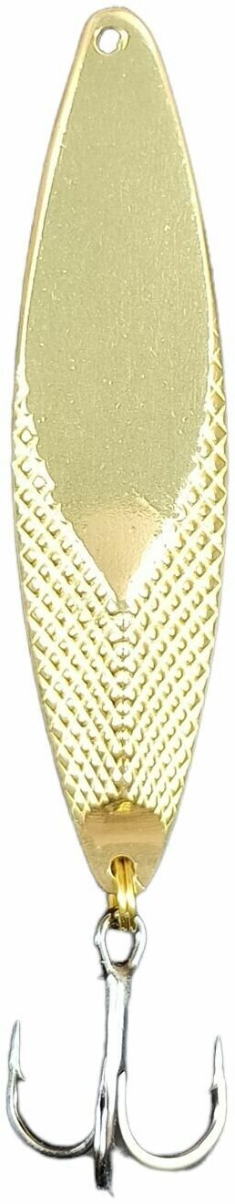 Блесна 'Golden River' - Катя нарезка, 22 грамм, 57 мм, золотой