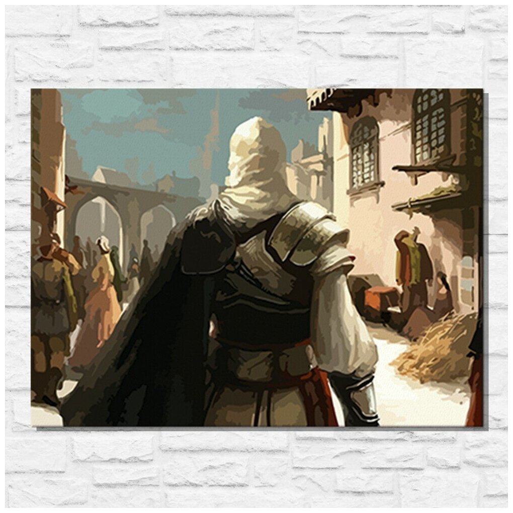 Картина по номерам на холсте игра Assassin's Creed 2 - 11555 Г 30x40