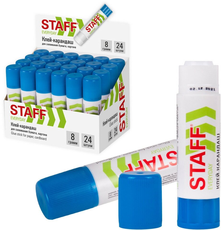 Клей-карандаш STAFF "EVERYDAY" 8 г 220374 1 шт