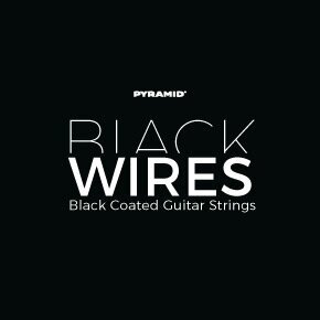 441100 Black Wires Комплект струн для электрогитары, Pyramid