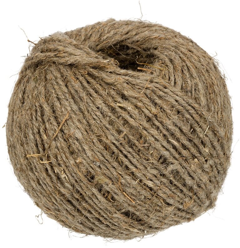 109Я ШЛ3 Шпагат льняной 100% лён 1.4 мм 100 м суровый крепкий для хозяйственных работ