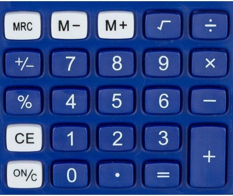 Калькулятор настольный компактный Attache ATC-555-8C 8-ми разрядныйсиний, 1277752