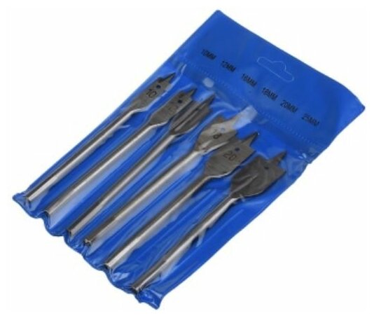 Набор перьевых сверл по дереву, перо по дереву 10-12-16-18-20-25