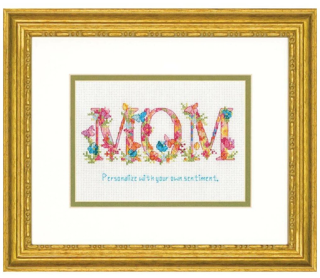 "DIMENSIONS" набор для вышивания 70-65180 "Мама" 12.5 x 17.7 см