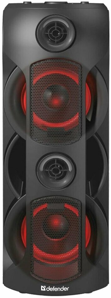 Колонка портативная DEFENDER G78, 2.0, 70 Вт, Bluetooth, FM-тюнер, microSD, чёрная, 65178, 513677