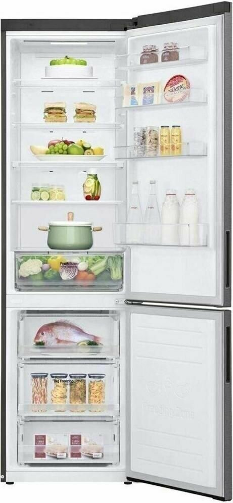 Холодильник LG DoorCooling GA-B509CLSL, графитовый
