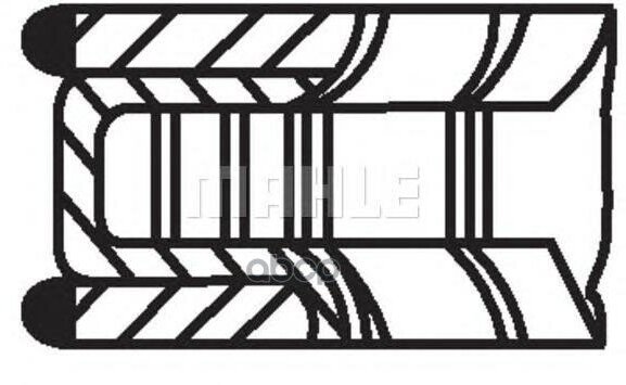 Кольца dm.79.00 STD [1.2-1.5-2.5] 1 ПОР. OPEL Astra G/ Vectra B, C/ Combo/ Meriva/ Zafira 1.6/ 16V 10/95-> [Z16SE/ Y16XE/ Z16X.