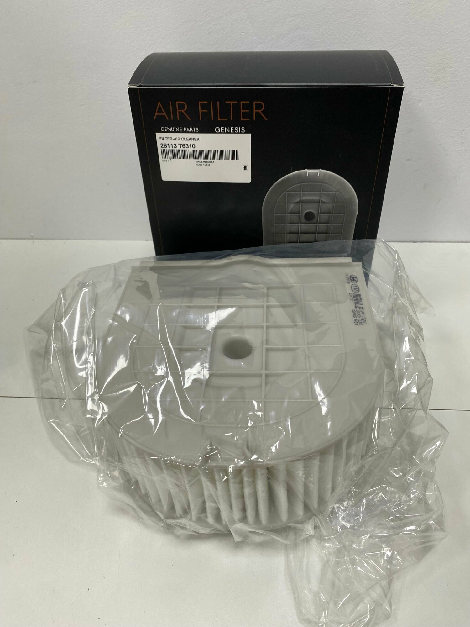 Фильтр воздушный двигателя для Генезис GV80 3.5 , бензин бренд Genesis арт. 28113T6310